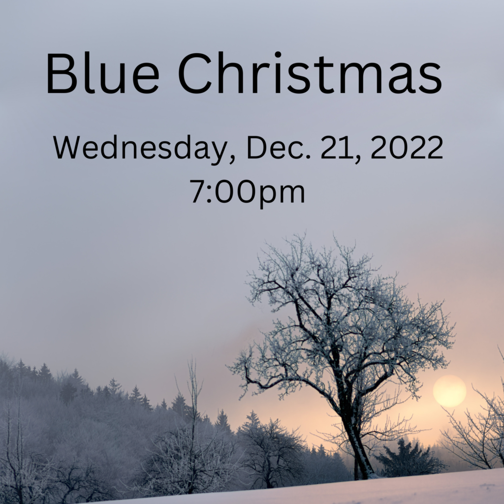 Blue Christmas - Tree of Life Unitarian Universalist Congregation